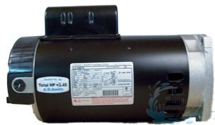 Magnetek Threaded Shaft Motor 2HP 2-Speed 230V 56 Round Frame Full-Rat ...